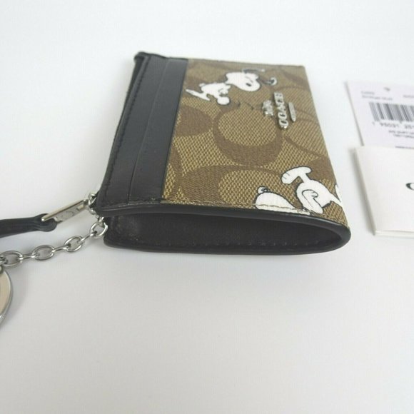 Coach | Bags | New Coach X Peanuts Mini Skinny Id Snoopy Card Holder ...